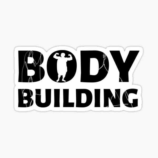 "Body Building" Sticker by Artem2021 | Redbubble