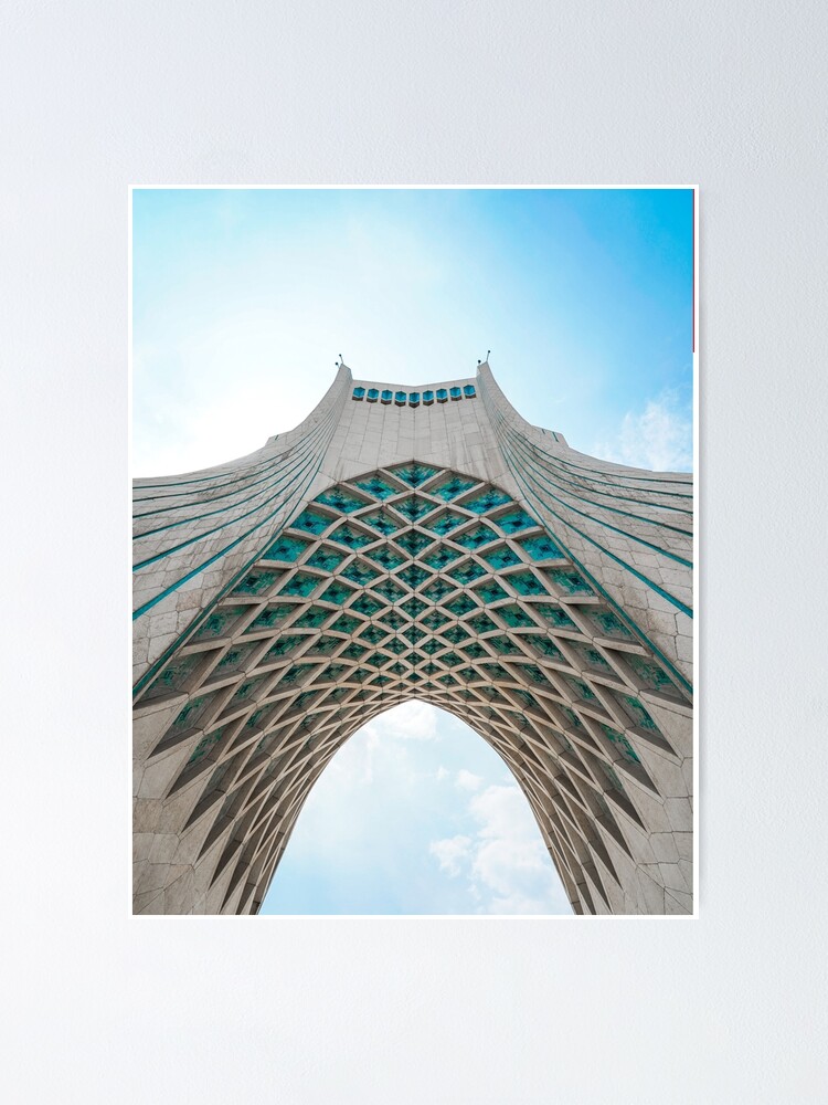 "Azadi Tower" Poster for Sale by DrDesigner- | Redbubble