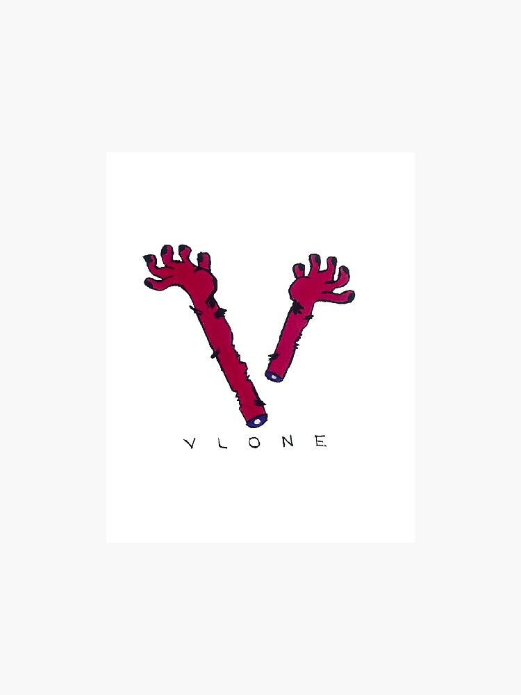 "VLONE Fan Art" Sticker for Sale by jalinaari | Redbubble