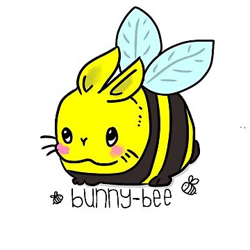 "Bunny-Bee" Sticker for Sale by BunnyTreasures | Redbubble