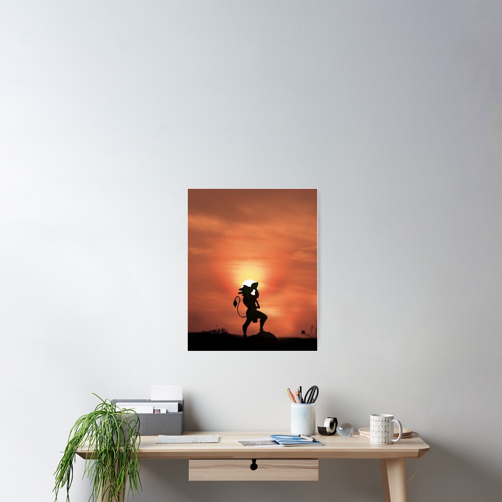" HANUMAN SHADOW" Poster for Sale by banothsonu | Redbubble