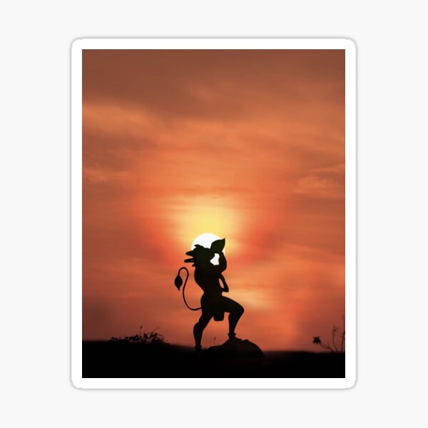 " HANUMAN SHADOW" Sticker for Sale by banothsonu | Redbubble