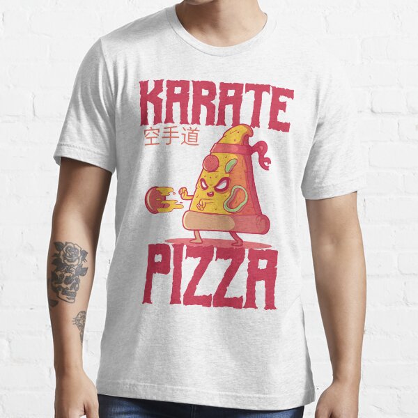 "Karate Pizza Funny Pizza " T-shirt for Sale by copticcast | Redbubble ...