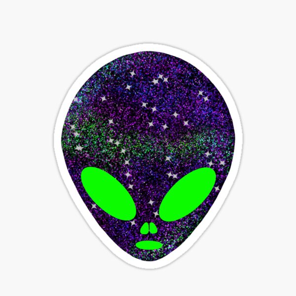 "Galaxy Alien" Sticker for Sale by GamingWifeWorks | Redbubble