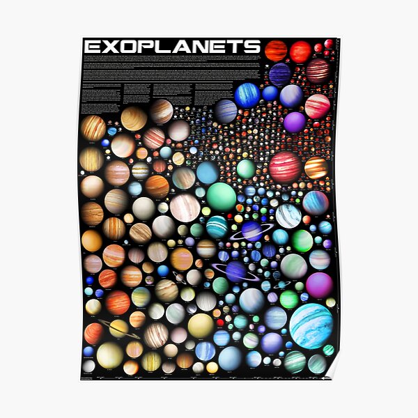 "Exoplanets" Poster for Sale by Ronaldullen | Redbubble