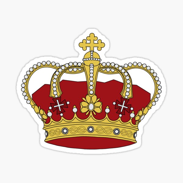 "King’s Crown" Sticker by AlyssaaaWilson | Redbubble