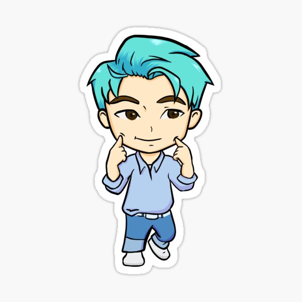 "BTS RM" Sticker by taewonmedia | Redbubble