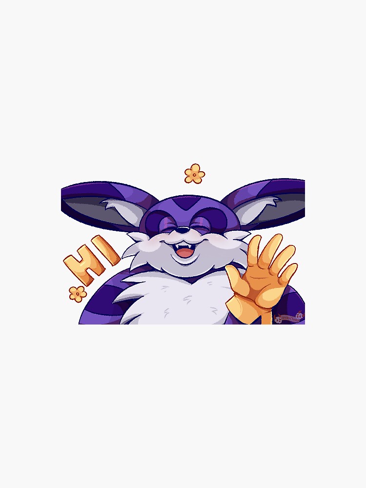 "Big says hi!" Sticker by JevsterChesters | Redbubble
