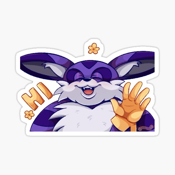 "Big says hi!" Sticker by JevsterChesters | Redbubble