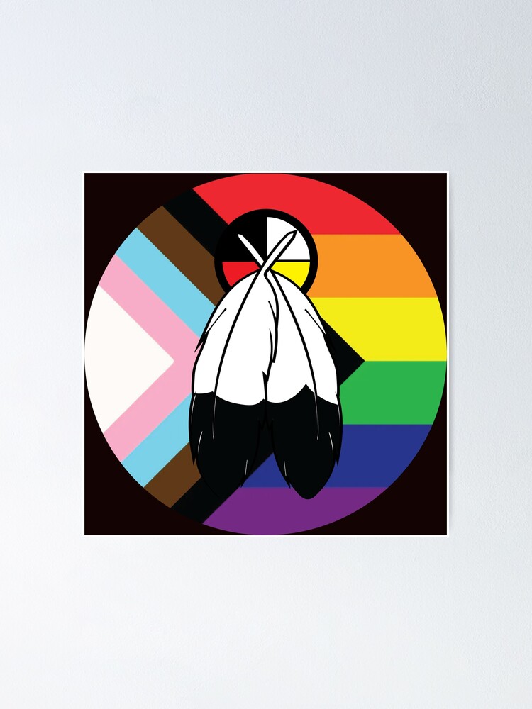 "Two Spirit Pride " Poster for Sale by Reconnection | Redbubble