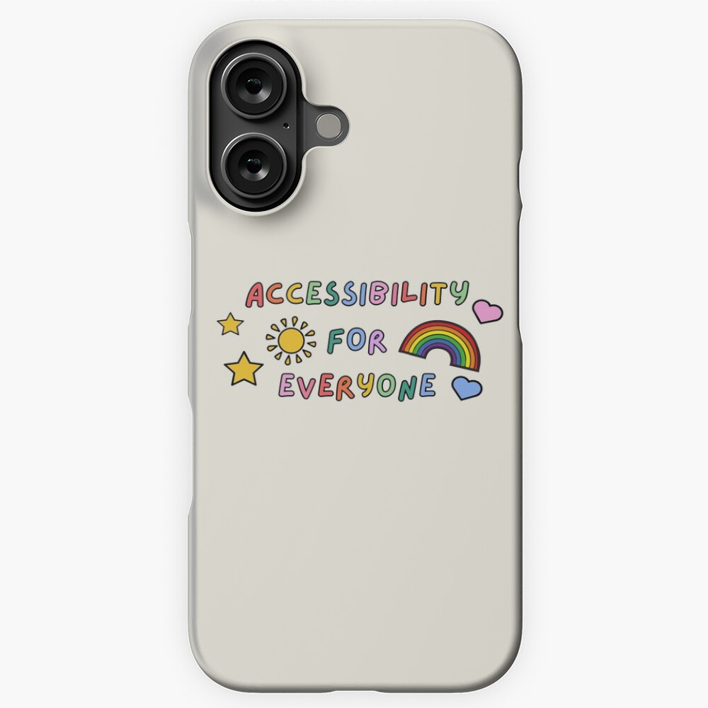 "Accessibility for Everyone Slogan" Sticker for Sale by AthalyAltay ...
