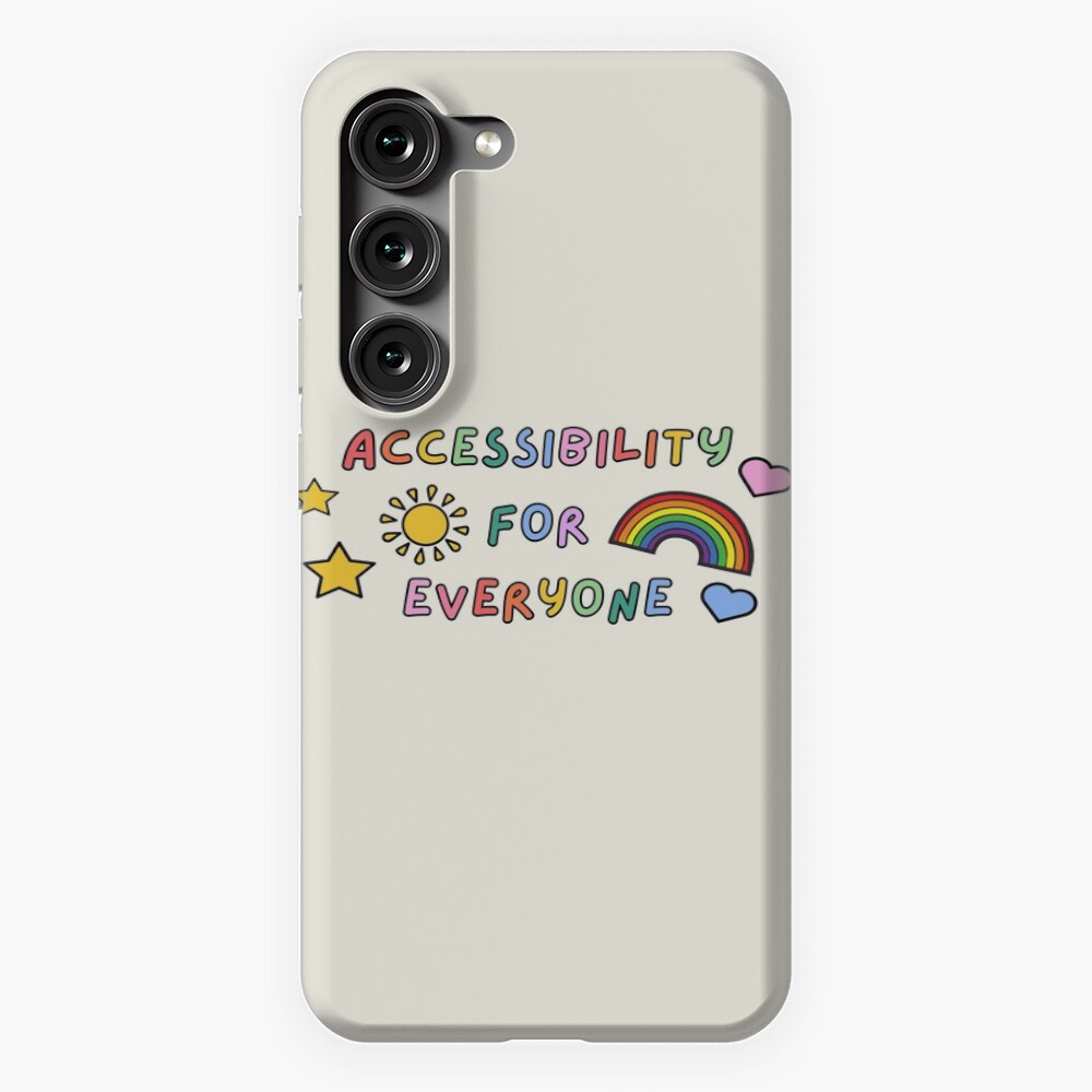 "Accessibility for Everyone Slogan" Sticker for Sale by AthalyAltay ...
