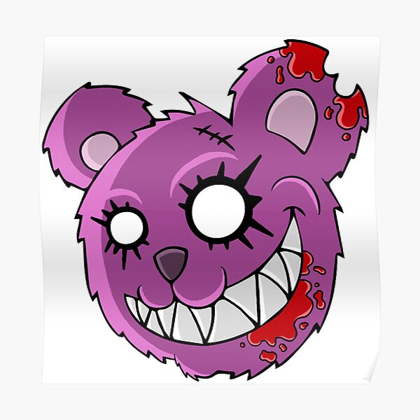 "BLOOD BEAR" Poster for Sale by KingDelirium | Redbubble
