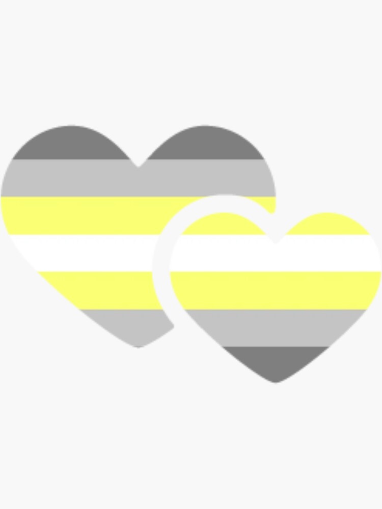 "Demigender Pride Flag Heart Sticker" Sticker for Sale by ...