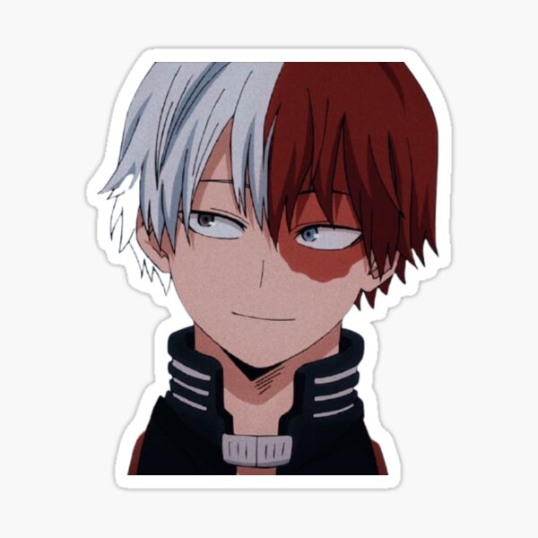 "Shoto Todoroki" Sticker for Sale by sugarart25 | Redbubble