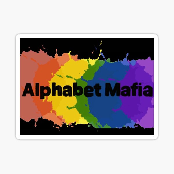"Alphabet Mafia Pride" Sticker by MJ1700Designs | Redbubble