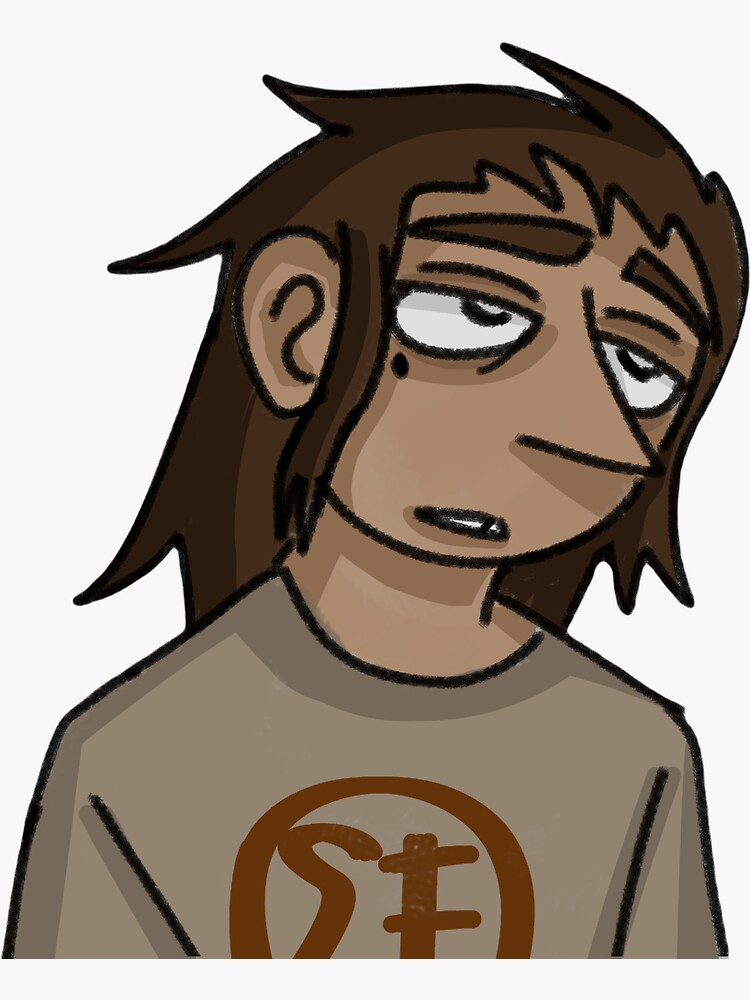 "Larry Face" Sticker by FelixAsteroid1 | Redbubble