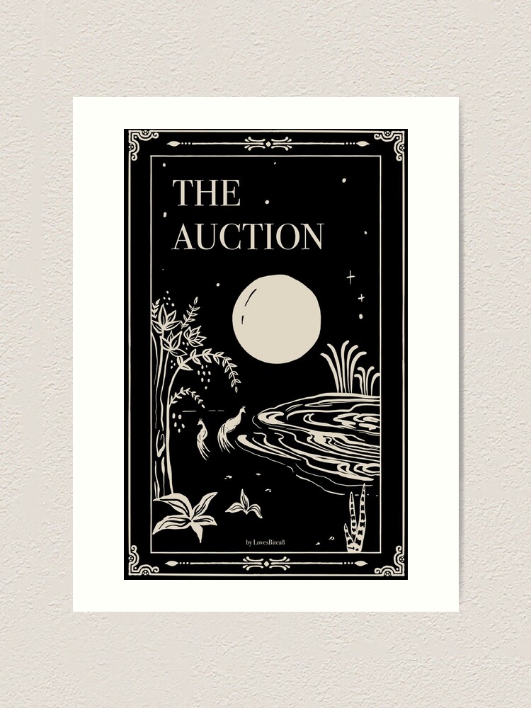"The Auction Cover Art" Art Print for Sale by Carly Yanoff | Redbubble
