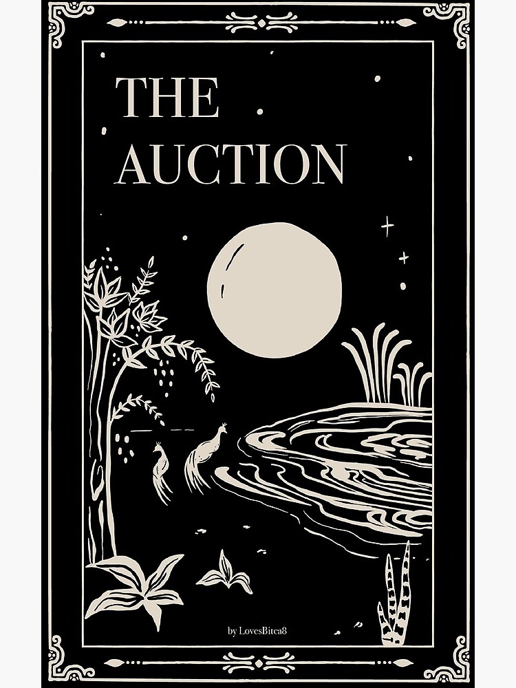 "The Auction Cover Art" Art Print for Sale by Carly Yanoff | Redbubble