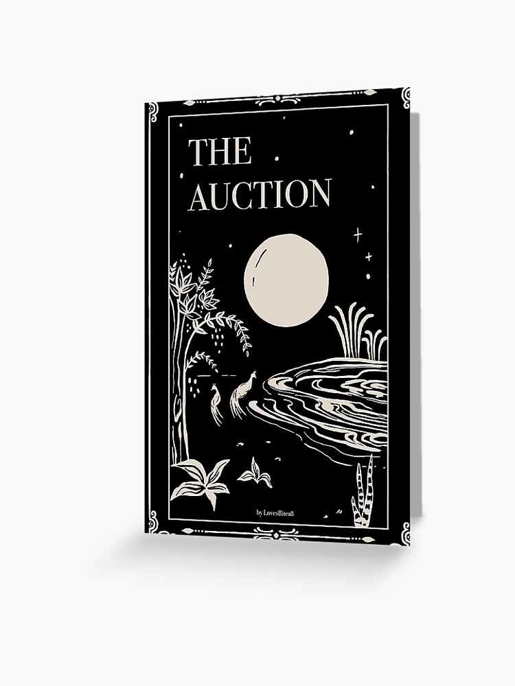 "The Auction Cover Art" Greeting Card for Sale by Carly Yanoff | Redbubble
