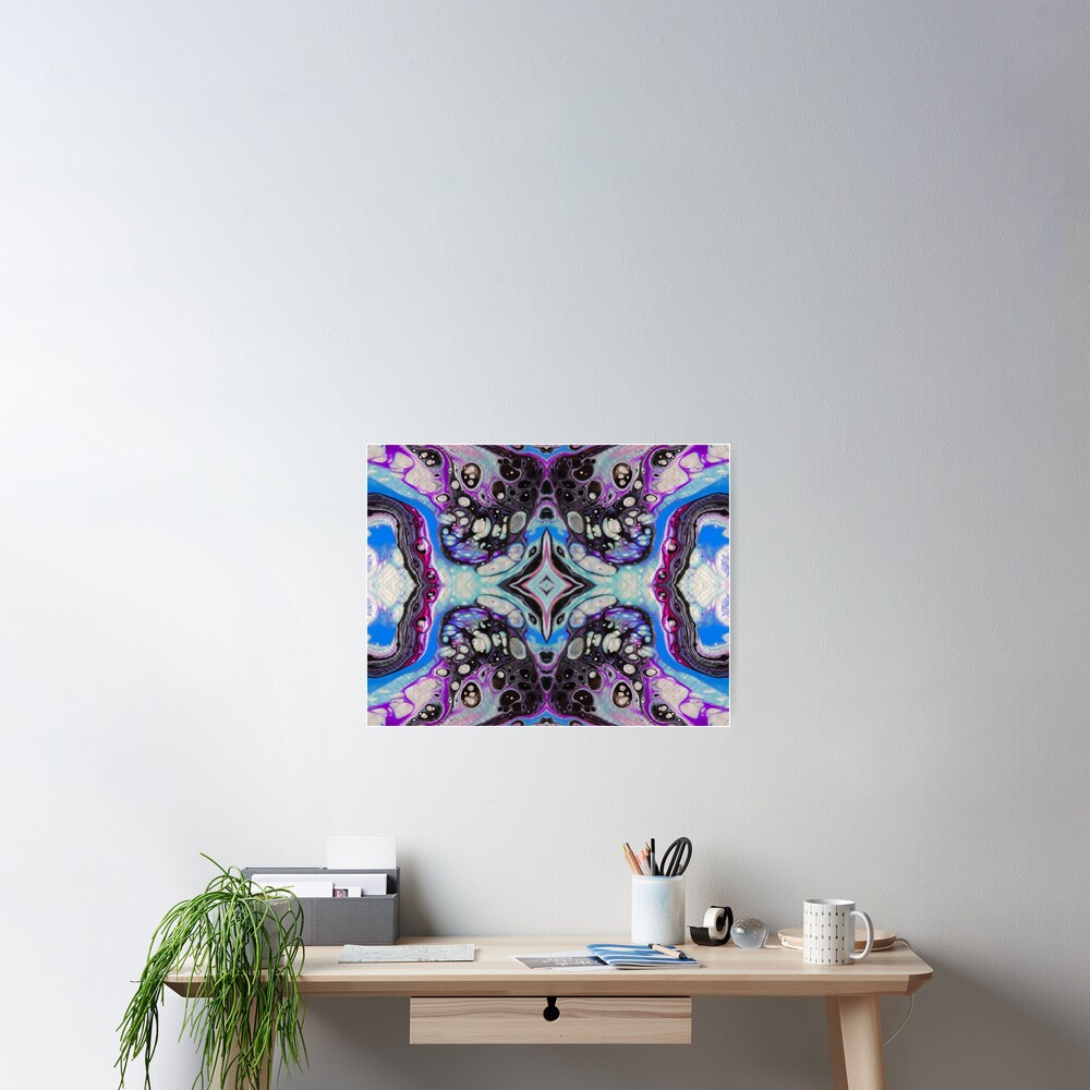 "Liminal Space | Psychedelic Pour Painting" Poster for Sale by ...