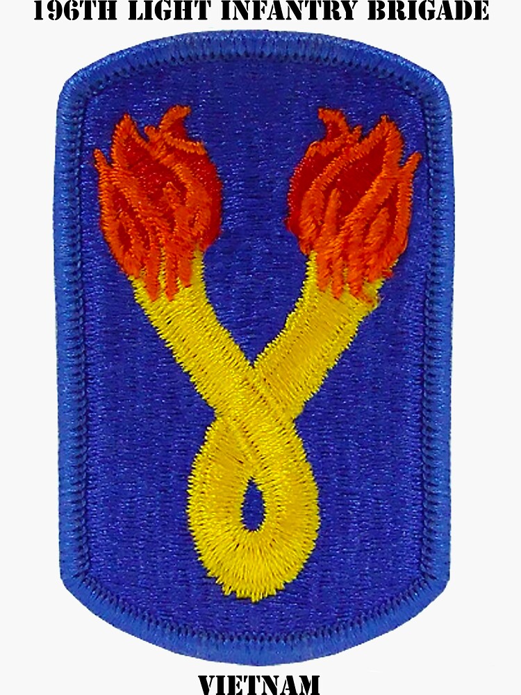 "196TH LIGHT INFANTRY BRIGADE - VIETNAM" Sticker for Sale by ...