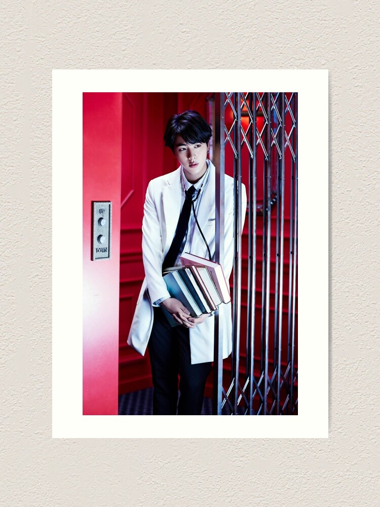 "BTS JIN - DOPE " Art Print by feedmekitkats | Redbubble