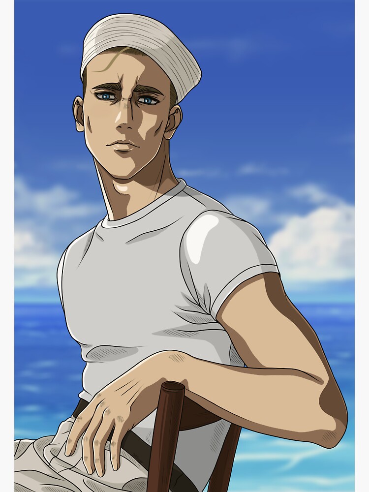 "⚓ Erwin" Sticker by iMikheyArt | Redbubble