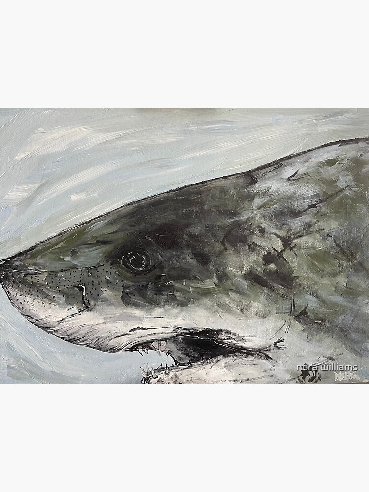 "Lucy_Great White Shark" Poster for Sale by nlwilliams | Redbubble