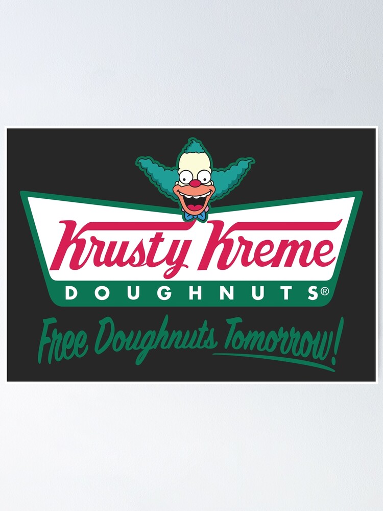 "Krusty Kreme Doughnuts" Poster by alhern67 | Redbubble