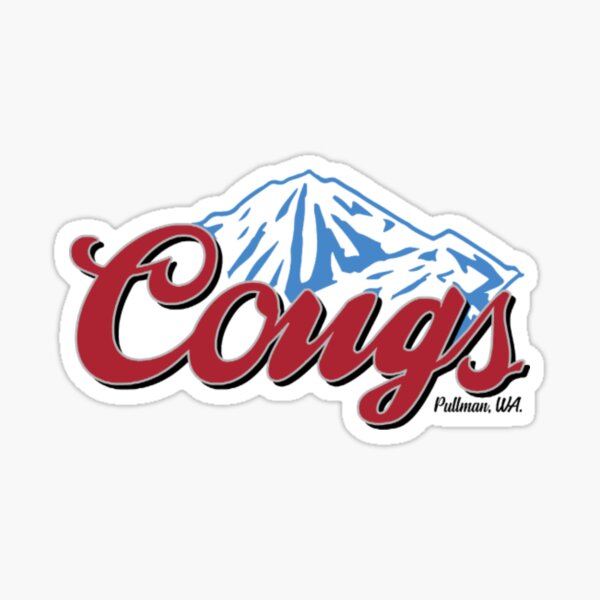 "Wsu Cougs Light T-ShirtWSU Cougs light - Blue" Sticker for Sale by ...