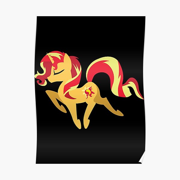 "Sunset Shimmer Minimalist " Poster for Sale by ZabdiBon | Redbubble