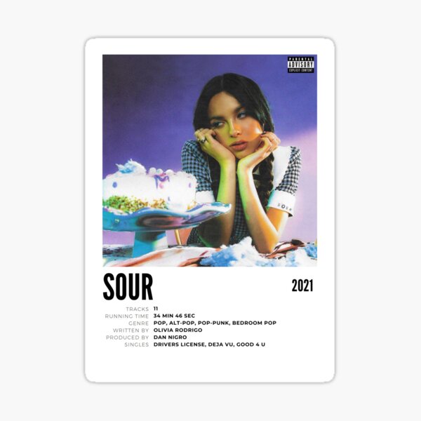 "Sour Movie Poster 4 - Olivia Rodrigo" Sticker for Sale by Kelseryincav ...