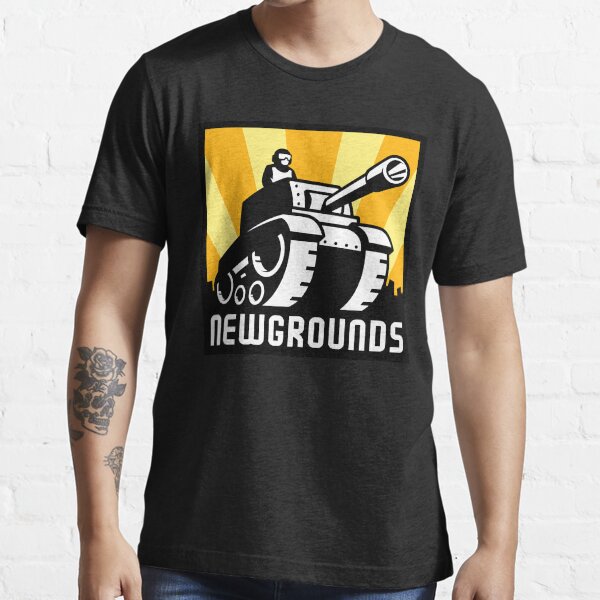 "Newgrounds Logo Artwork" T-shirt for Sale by TimothyParker | Redbubble ...