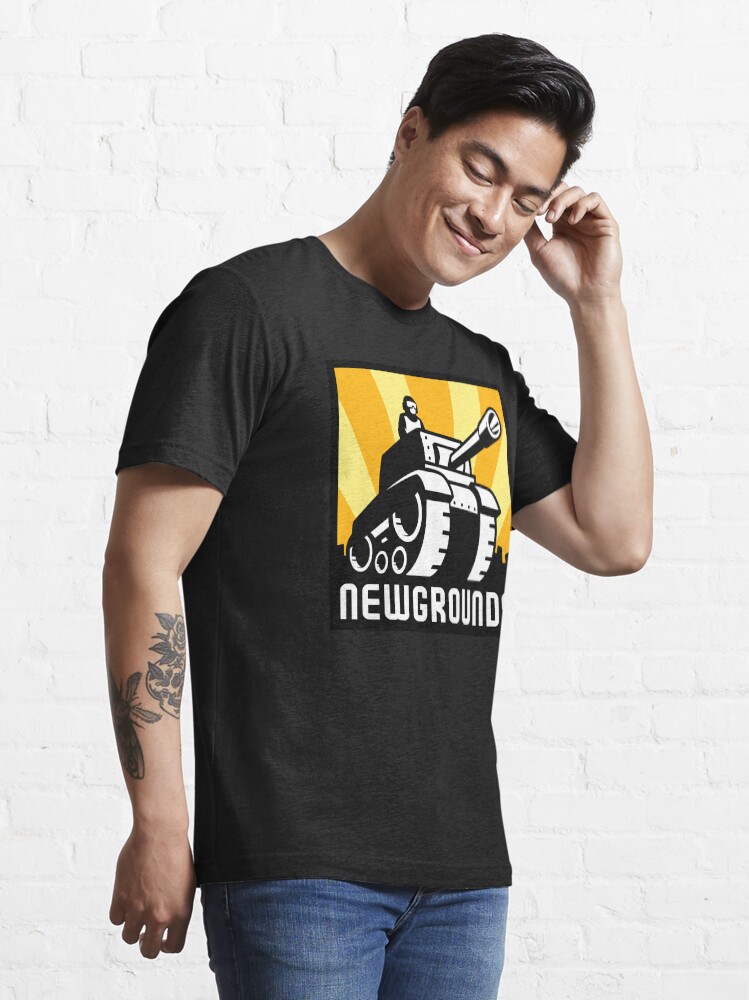 "Newgrounds Logo Artwork" T-shirt for Sale by TimothyParker | Redbubble ...