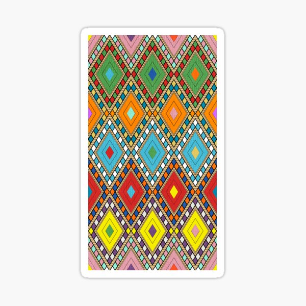 "Habesha Tilet Design" Sticker for Sale by Zenbilley | Redbubble