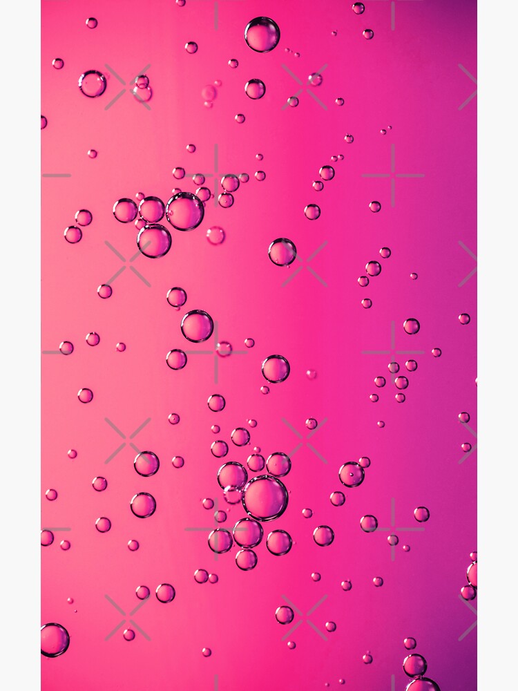 "Pink bubbles" Sticker for Sale by spreadshg | Redbubble