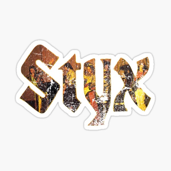 "Band logo styx" Sticker for Sale by Girlsandmanshop | Redbubble
