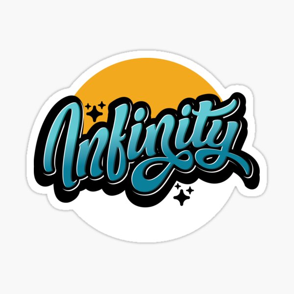 "Infinity motivational collection" Sticker for Sale by abhishekarts ...