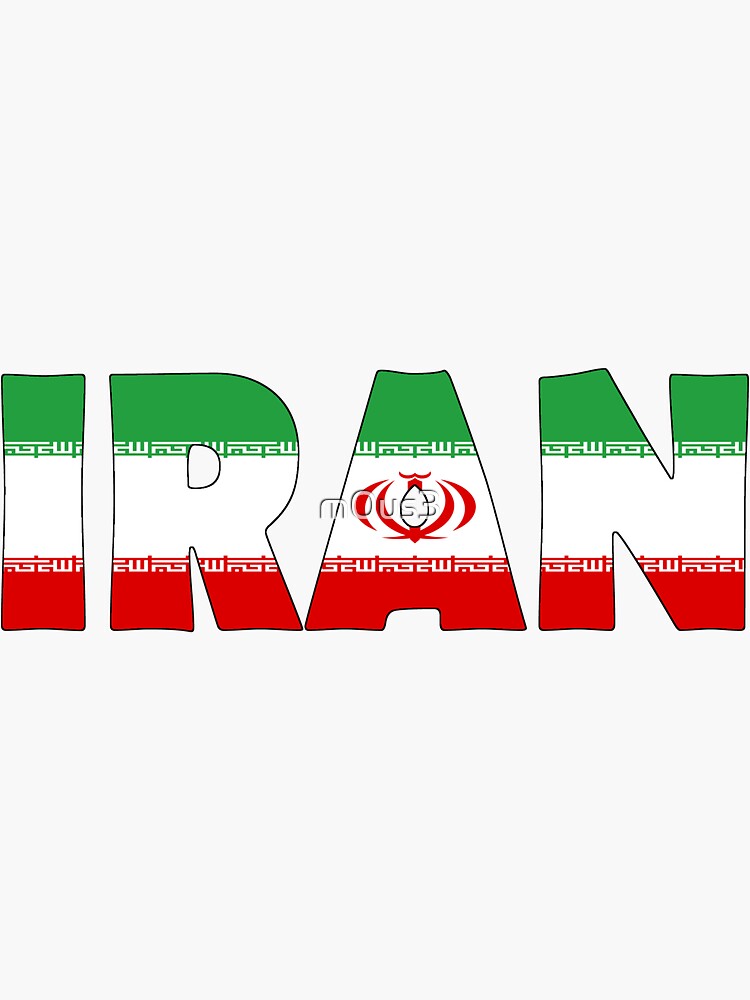 "Iran" Sticker for Sale by m0us3 | Redbubble