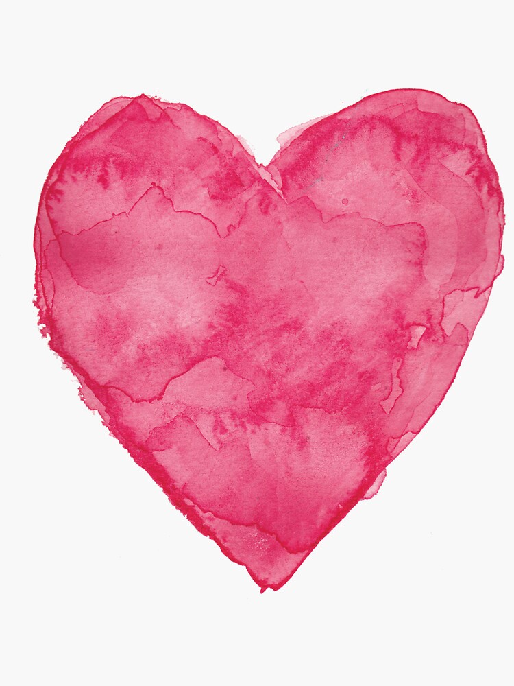 "BLEEDING HEART" Sticker by rhombuser | Redbubble