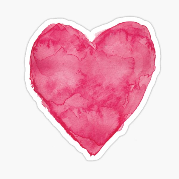 "BLEEDING HEART" Sticker by rhombuser | Redbubble