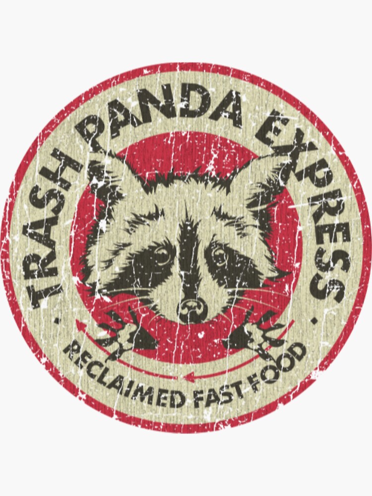 "Trash Panda Express" Sticker for Sale by SaTang | Redbubble