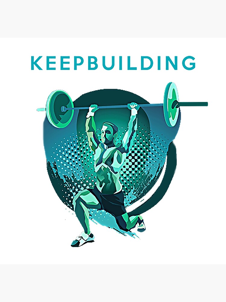 "Keep Building" Poster by Flokistardust | Redbubble