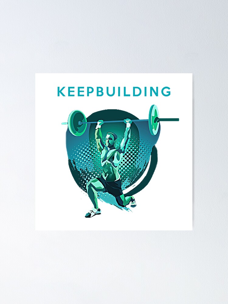 "Keep Building" Poster by Flokistardust | Redbubble