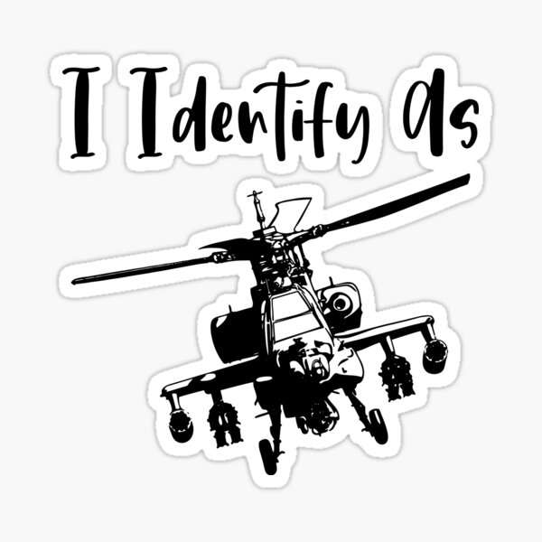 "Apache Helicopter" Sticker for Sale by TheMadShop7777 | Redbubble