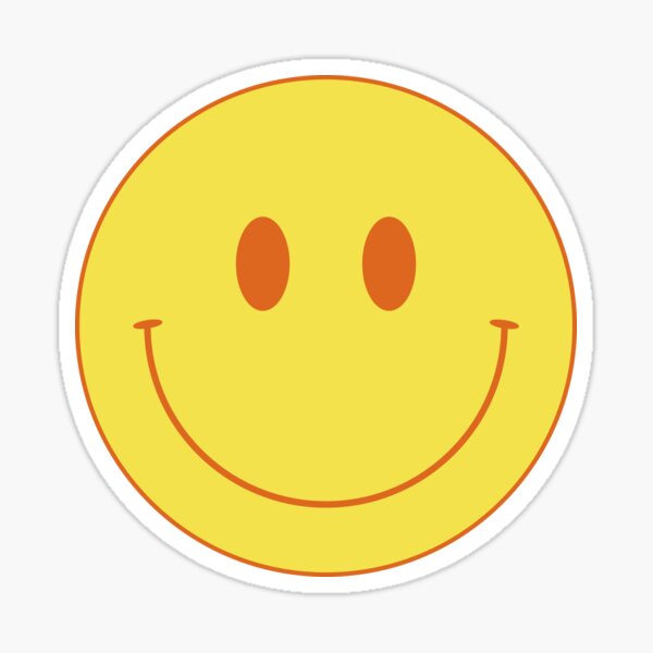 "Smile Face" Sticker by ind3finite | Redbubble