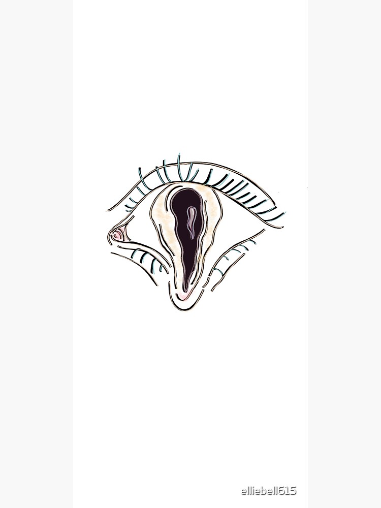 "Trippy eye" Sticker by elliebell615 | Redbubble