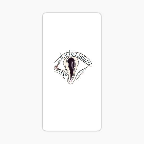 "Trippy eye" Sticker by elliebell615 | Redbubble