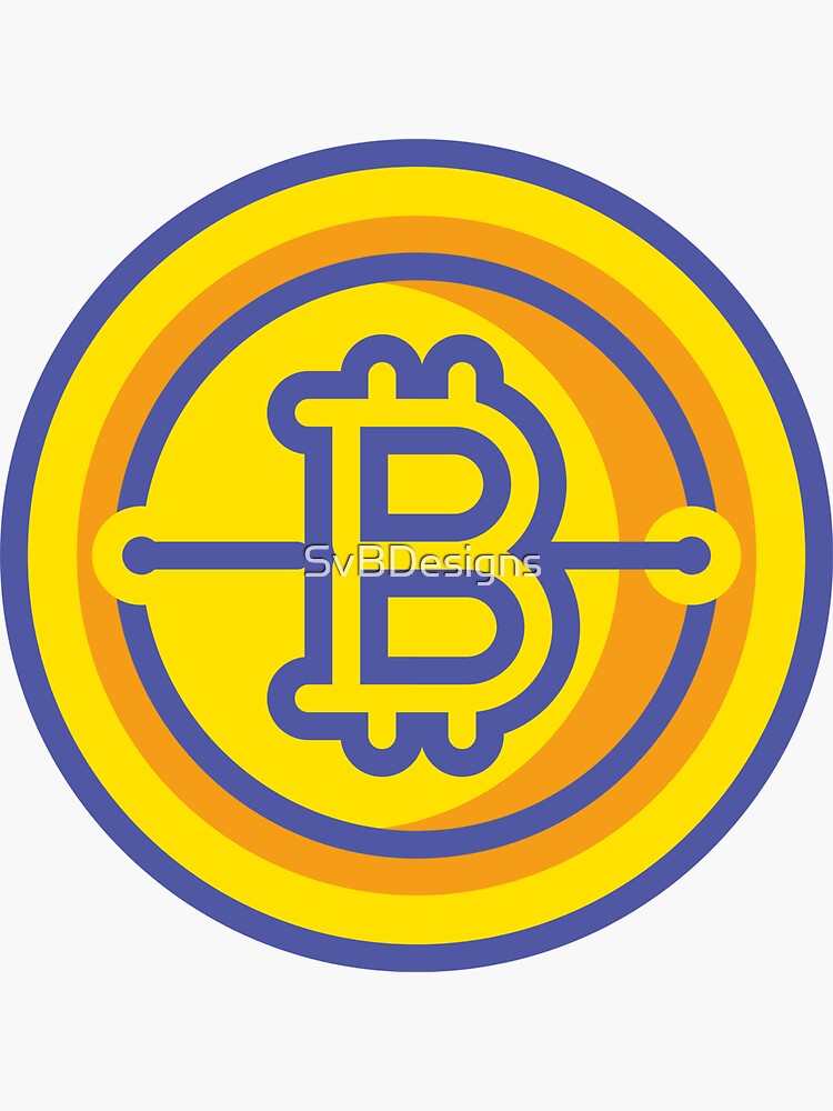 "Bitcoin Badge" Sticker for Sale by SvBDesigns | Redbubble